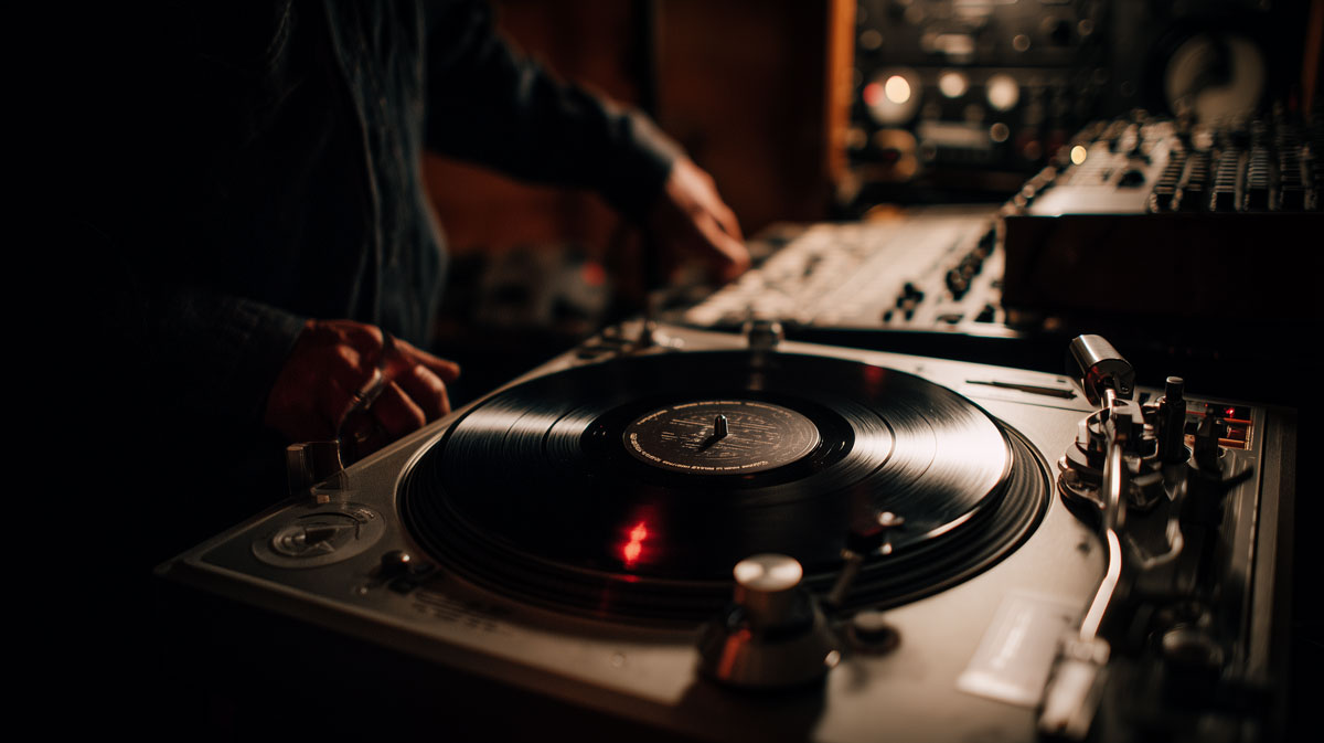 The vinyl mastering engineer