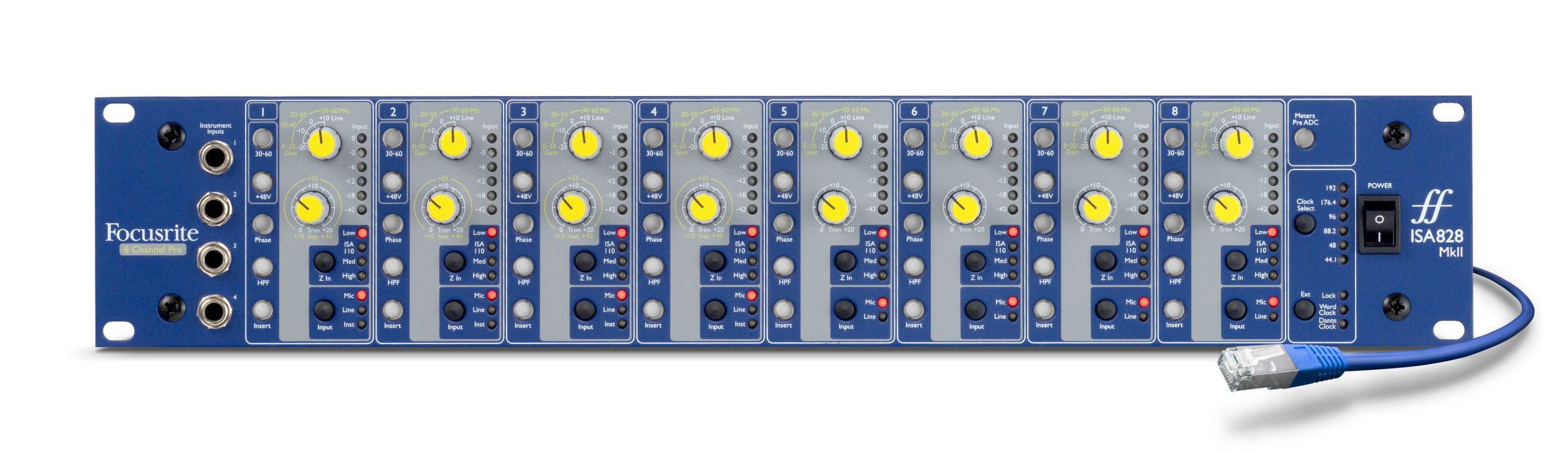 Focusrite introduces ISA 828 MkII, ISA ADN2 and ISA ADN8