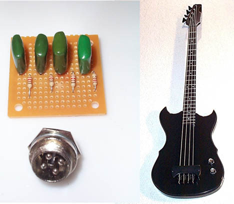 A simple divided analog output circuit has been added to the Hoag bass ...