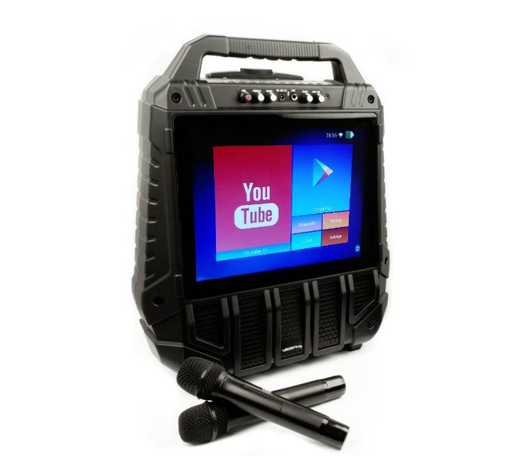 VocoPro launches rechargeable 14" touchscreen WiFi streaming all-in-one ...