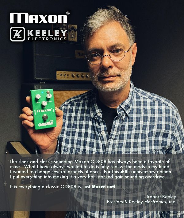 Robert Keeley and Maxon have teamed up