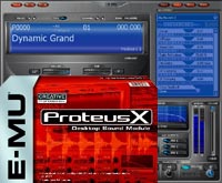 Can the E-mu Proteus X replace the hardware sound module?