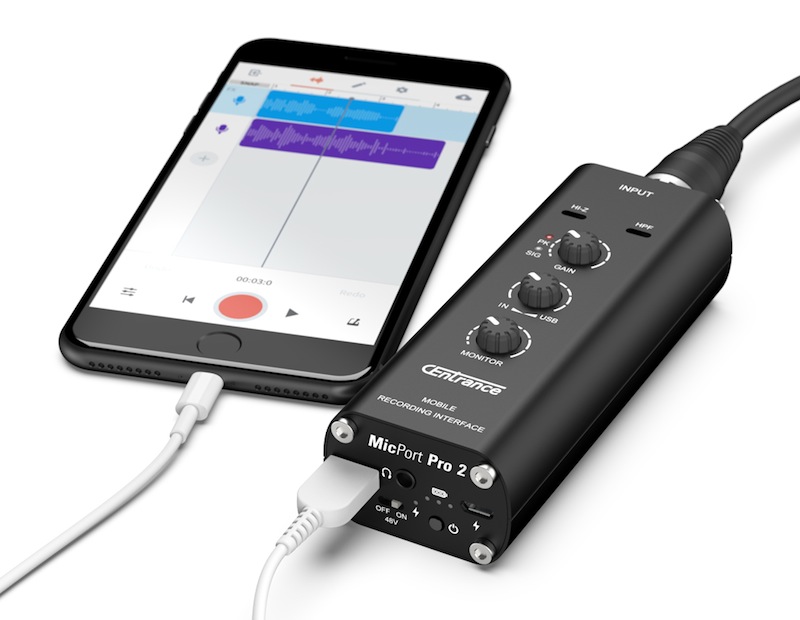CEntrance updates the MicPort Pro 2 for truly mobile recording