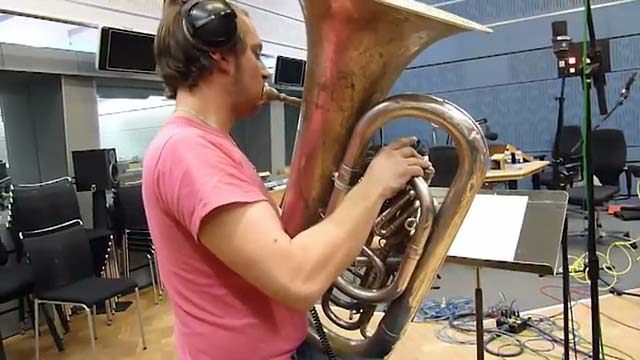 An inside view of the weirdest recording session ever, at the BBC!