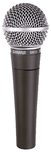 Shure SM58 dynamic microphone