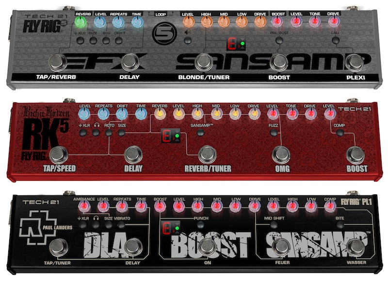 Tech 21 introduces three new Fly Rigs