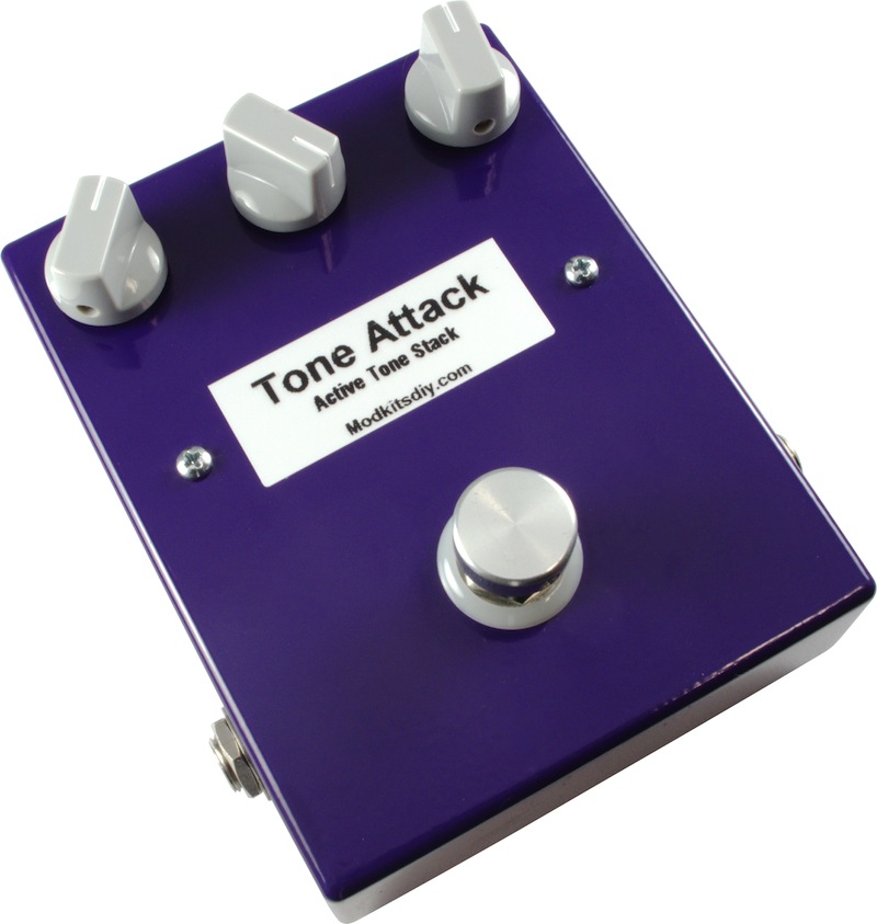 The Tone Attack – Active tone stack pedal kit new from MOD® Kits DIY