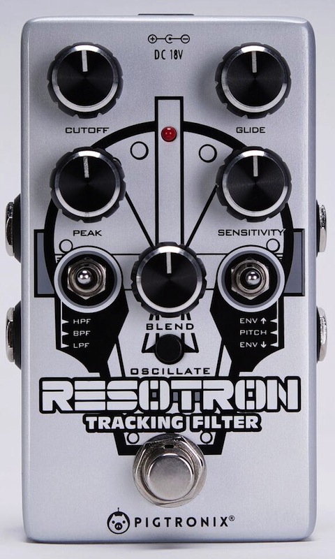 Pigtronix releases Resotron pitch-following envelope filter pedal