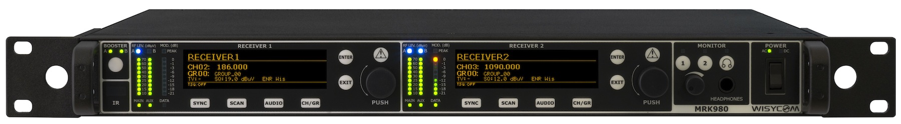 Wisycom releases MRK980 ultra wideband true diversity receiver